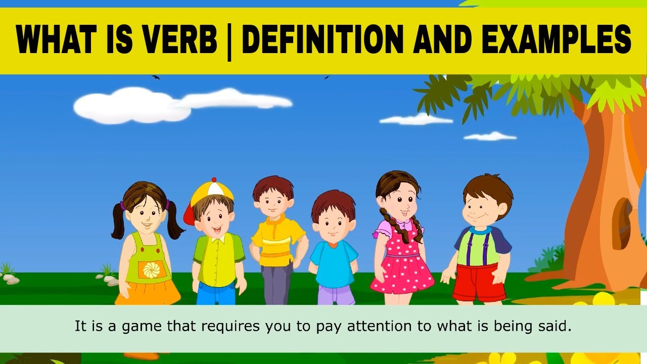 What Is Verb | It's Definition And Examples | Learn English - YouTube