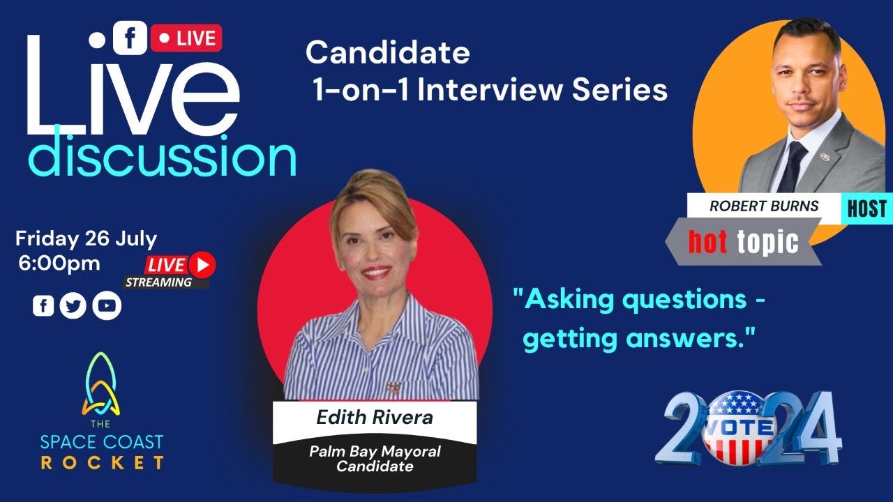 Palm Bay Mayoral Candidate Edith Rivera Interview - YouTube