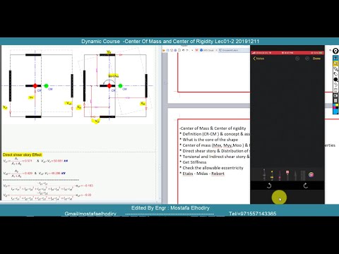 Dynamic Course Center Of Mass and Center of Rigidity Lec01 2 20191211 ...