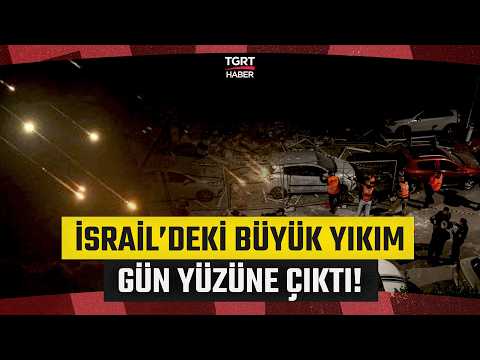 İran İsrail'i 'İntikam' İçin Vurdu: Bölgedeki Yıkım Böyle Görüntülendi! - TGRT Haber