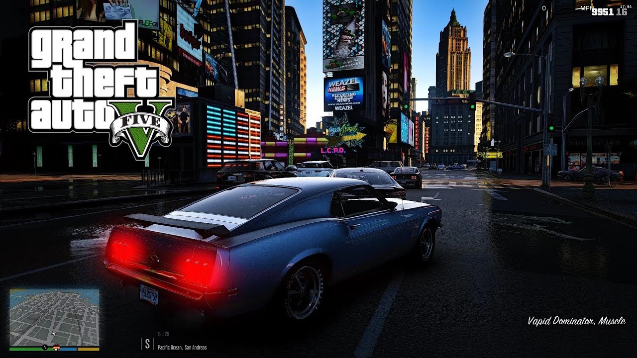 GTA 5 | Quant V Graphics Mod | Liberty City Rewind Mod - YouTube