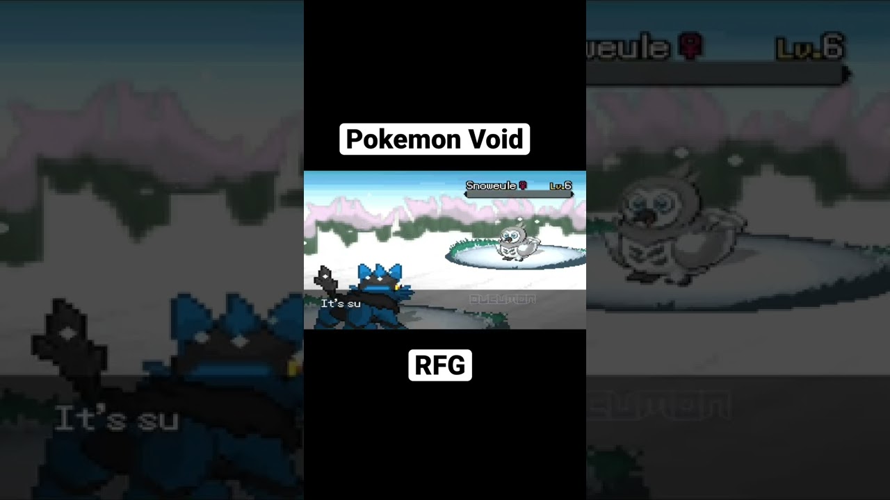 Fan-made Game Pokemon Void Gameplay #Shorts | Ducumon - YouTube