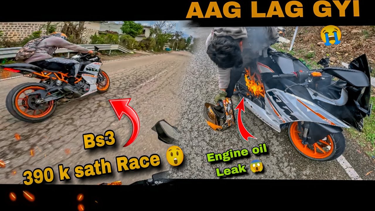 BS3 390 ARMY OFFICER K Sath Race 😱 II Aag Lag Gyi Engine oil Leak 😱😭 ...