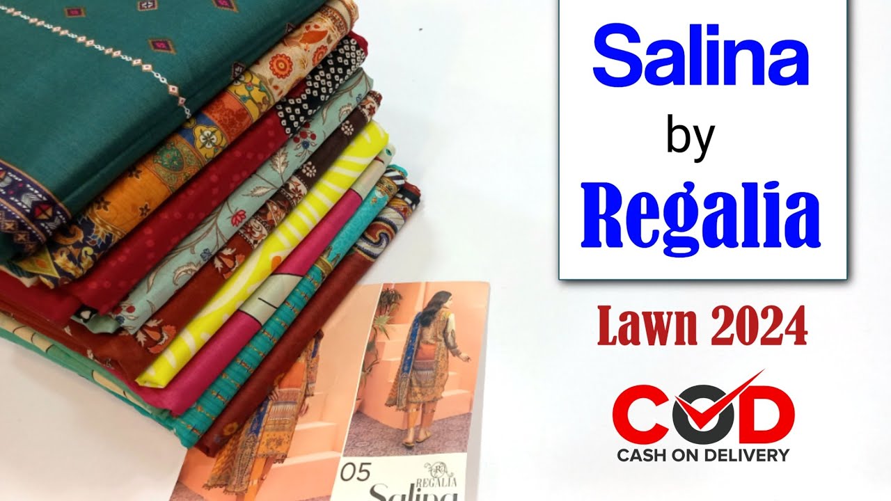 Salina by Regalia 2024 Digital Printed Lawn | Ghani Fabrics - YouTube