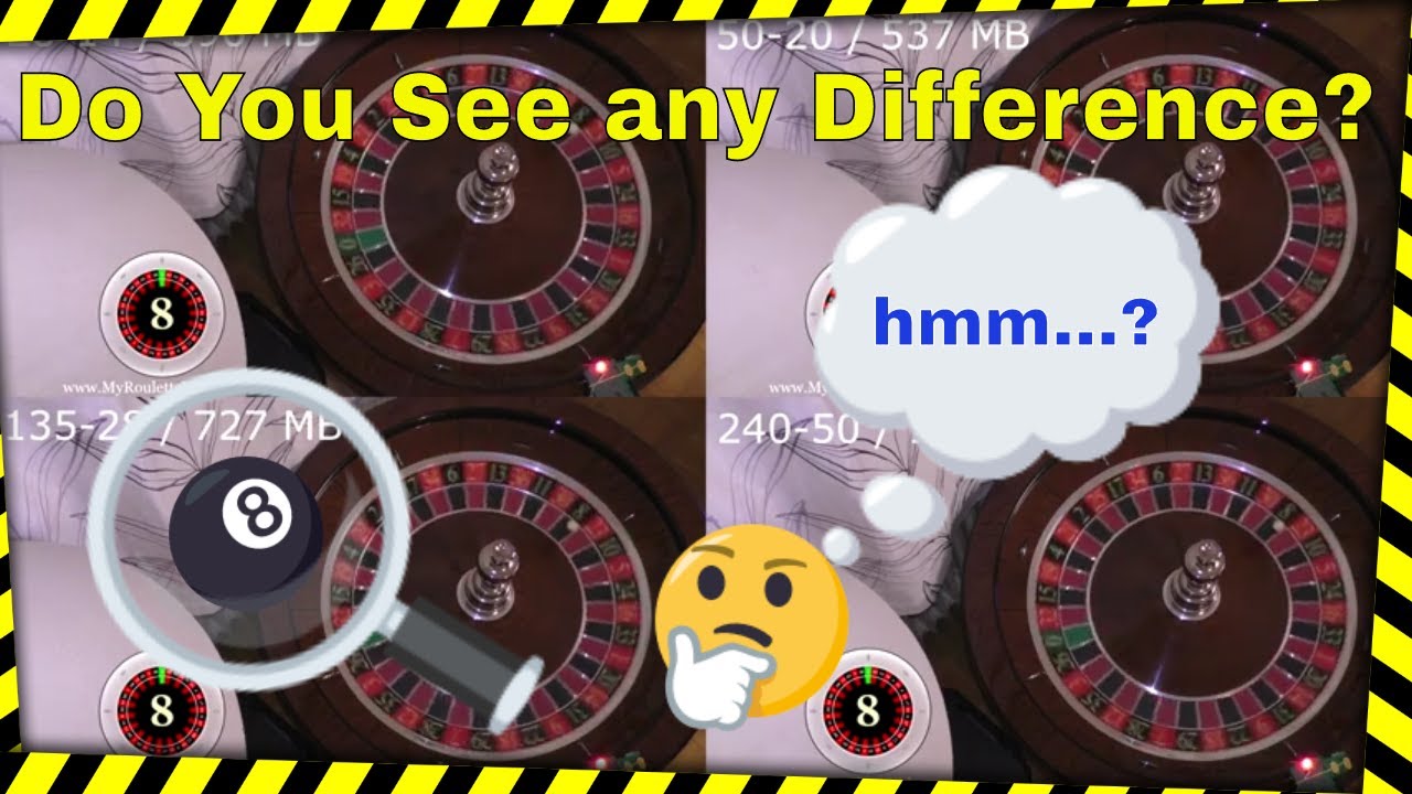 Roulette - Comparing 1 Single Roulette Spin on a Split Screen - How ...