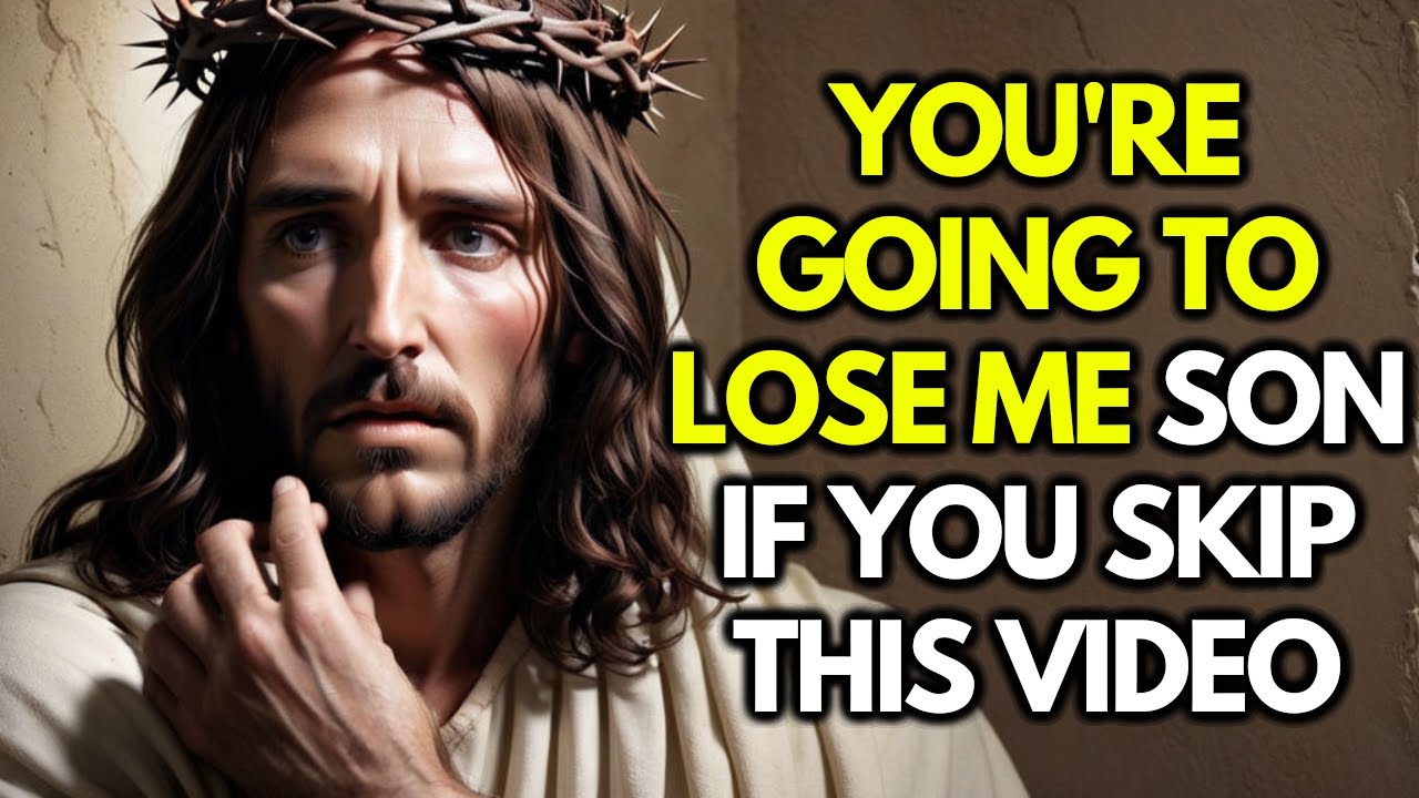Urgent My Son Do Not Ignore Jesus He Needs To Tell You This Message