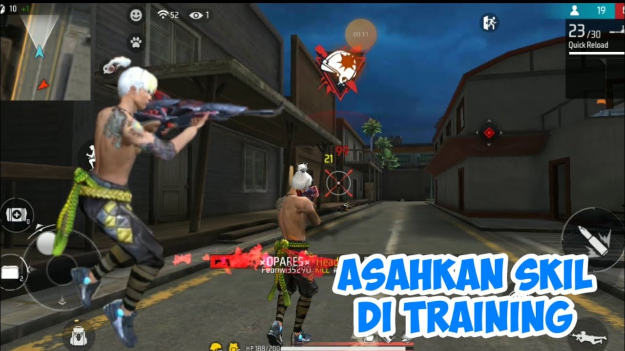 MAIN FF DI MODE TRAINING UNTUK MENGASAHKAN SKIL#ff - YouTube