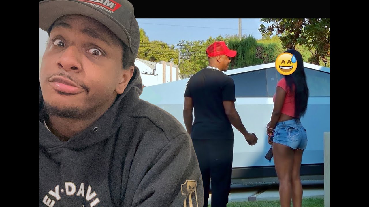 Did She Just Leave Her Man For A Guy In A Cyber Truck Reaction