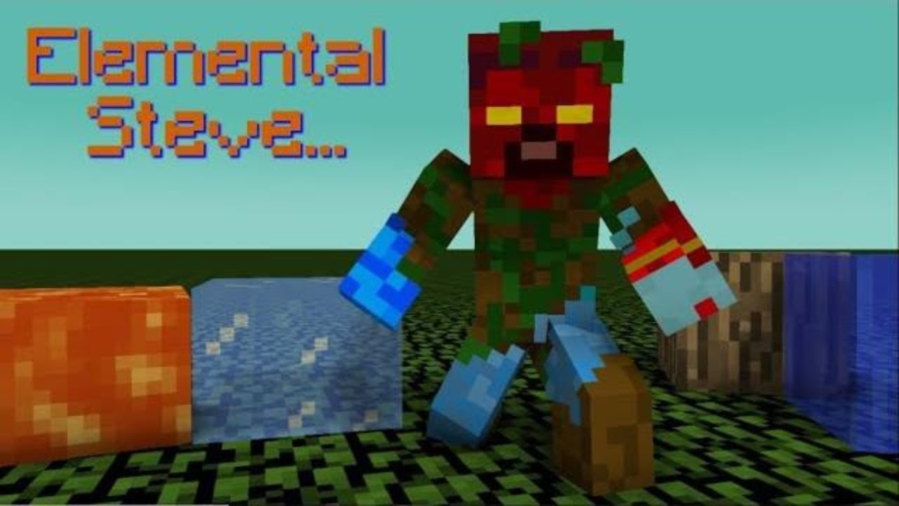 The Story Of Elemental Steve - Minecraft - YouTube
