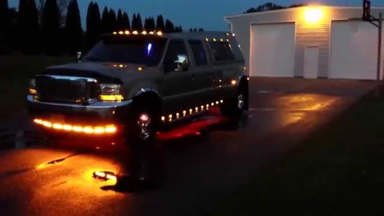Lit up truck - YouTube