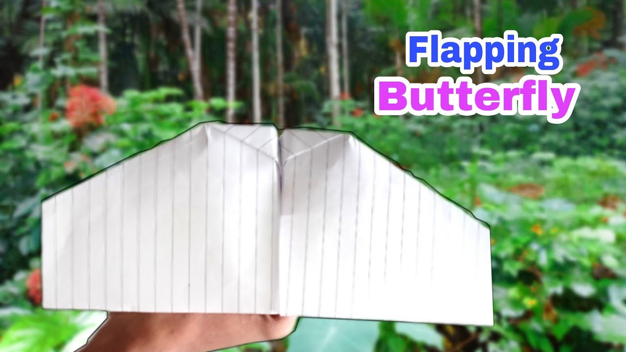 ||🦋How to make a Flapping butterfly plane from paper🦋|| || Rocket ...