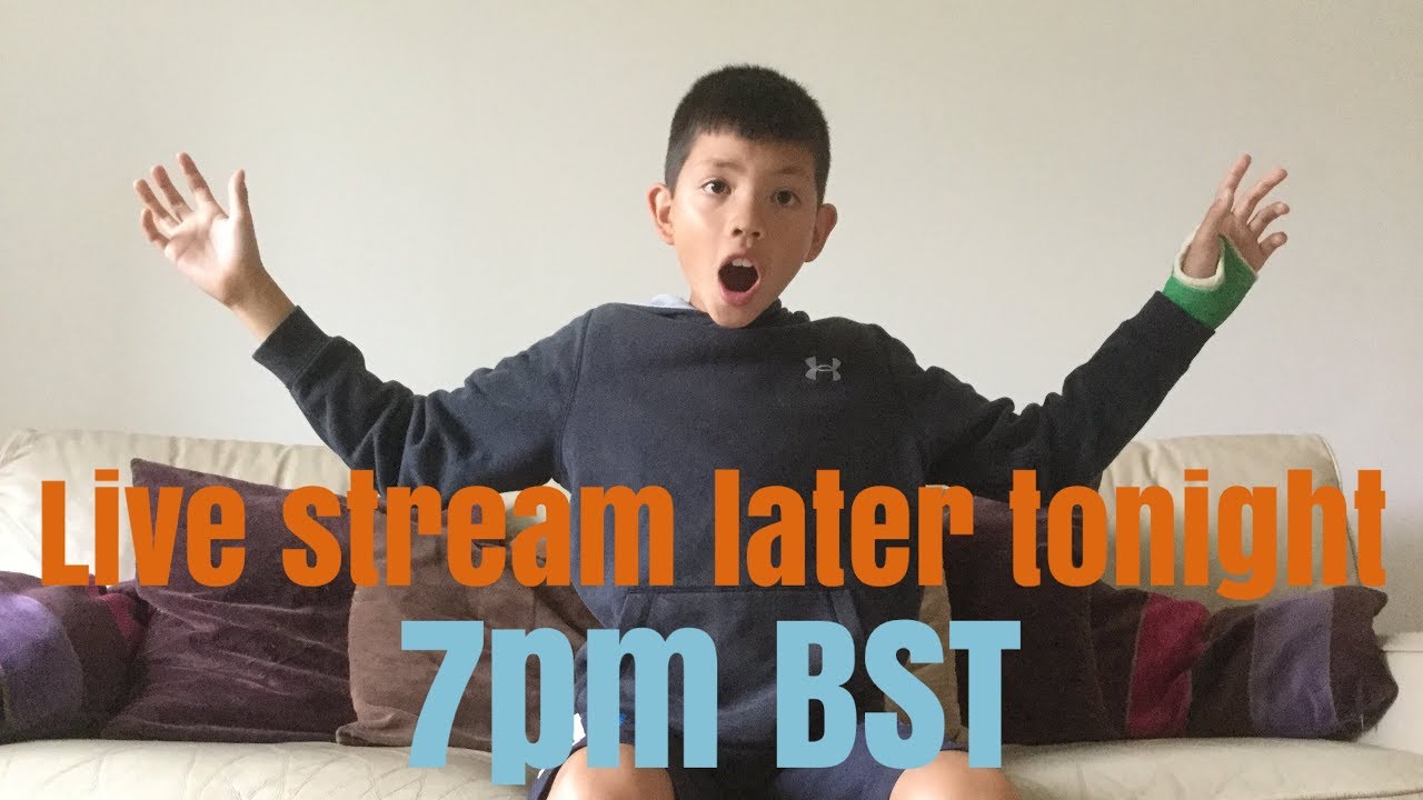 Live stream later tonight!! - YouTube