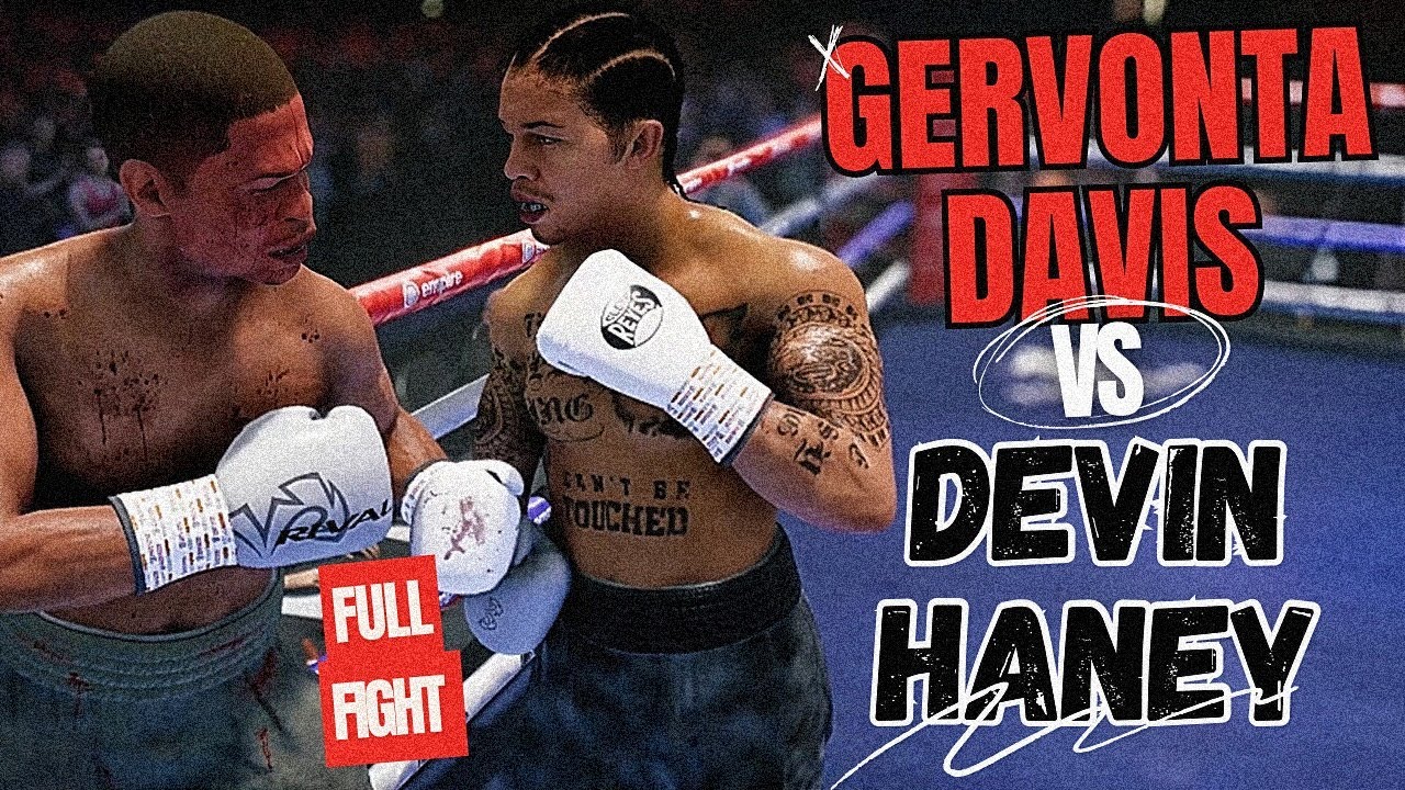 Gervonta Davis vs Devin Haney FULL FIGHT: April 19, 2025 (Simulation ...