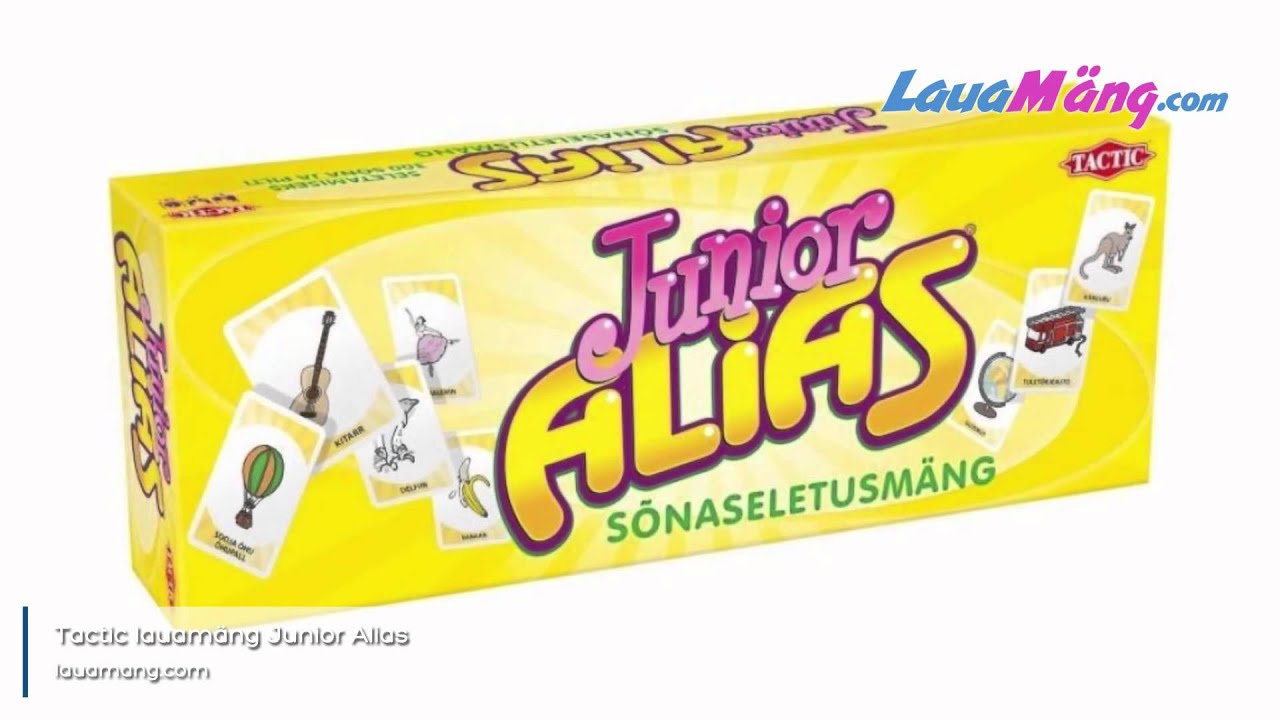 Tactic lauamäng Junior Alias (01037T) - YouTube