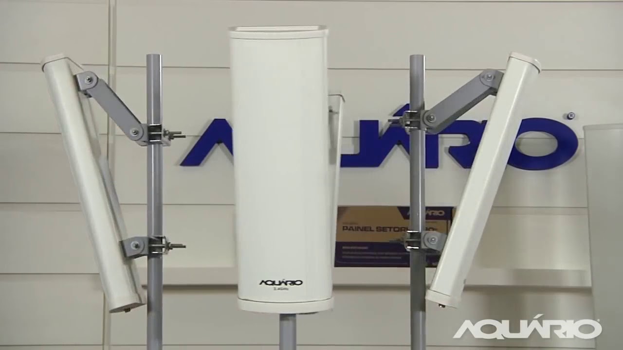 Antenas Painel Setorial 90º Aquário - YouTube