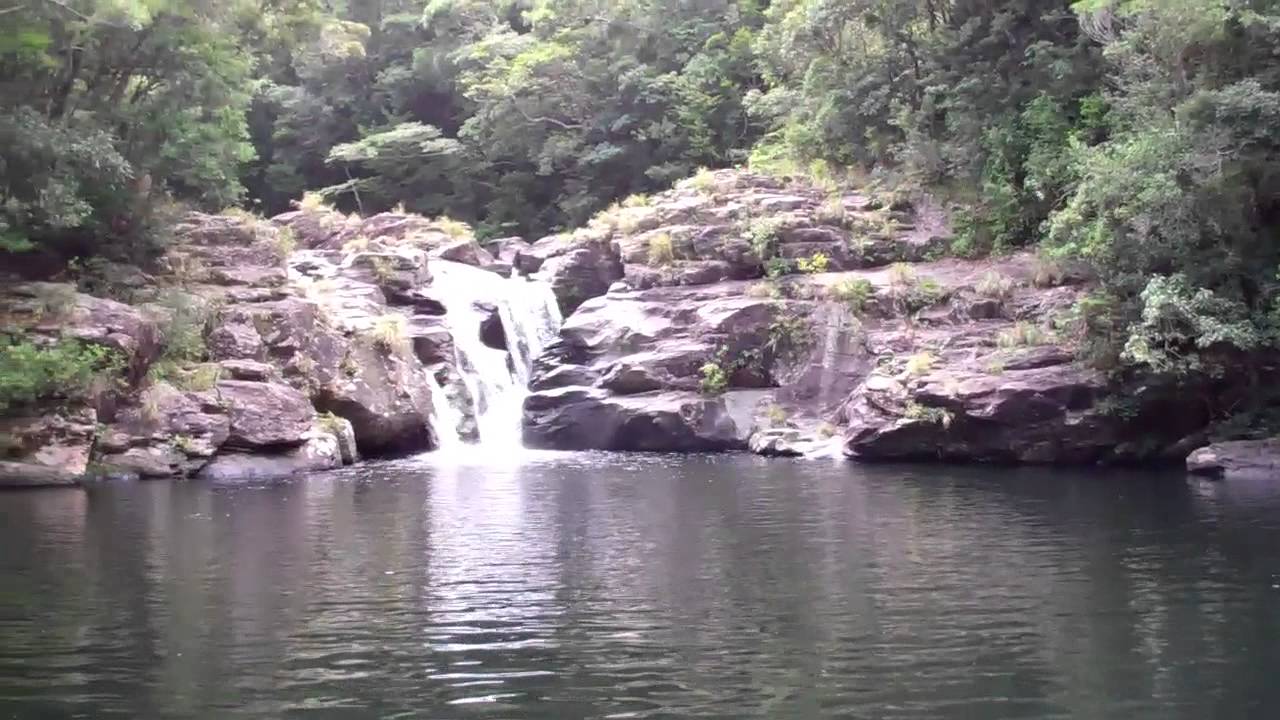 Aha Falls on Okinawa, Japan - YouTube