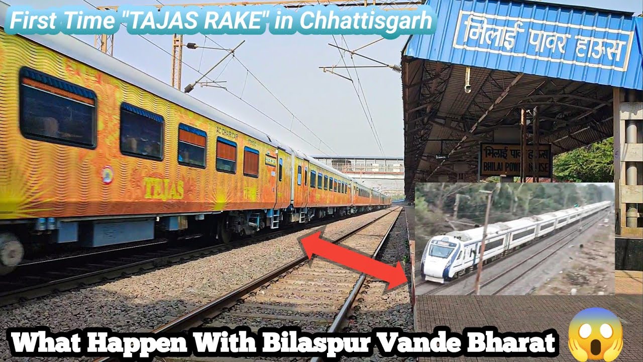 Bilaspur Vande Bharat Exp Replace with Tejas Rake😱😍*What Happen With ...
