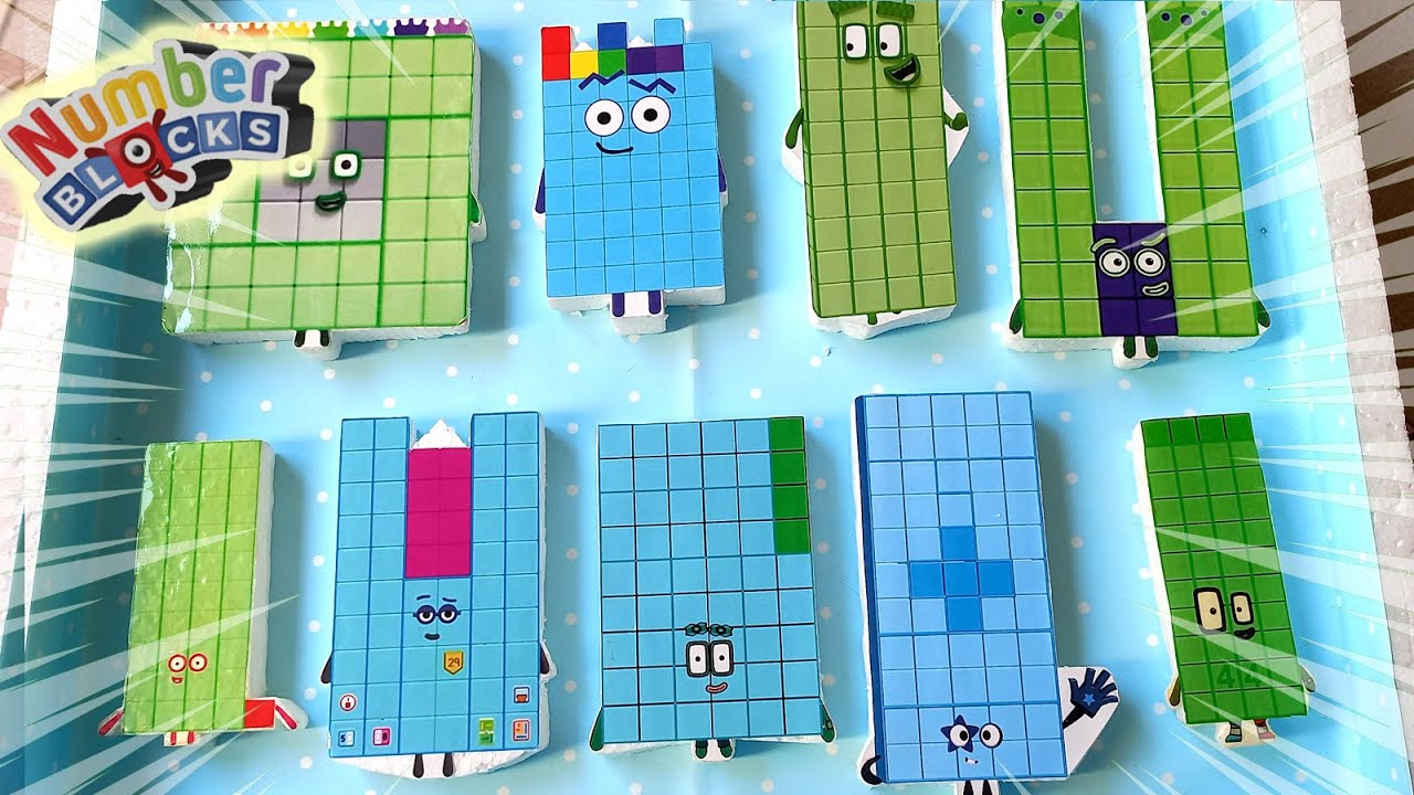 BIG BOX Full of MYSTERY Numberblocks 41-58 vs ASMR Relax Sounds Looking ...