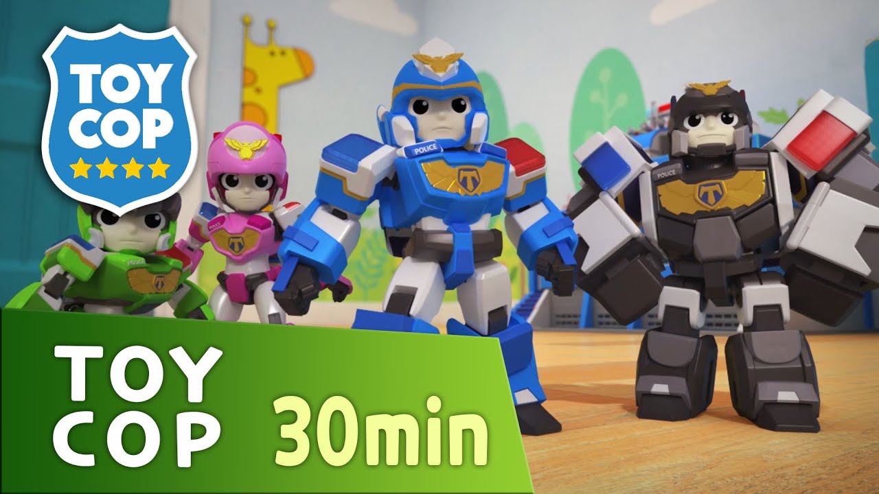 [TOYCOP] Funny episode 4 l 30min Play l TOYCOP - YouTube