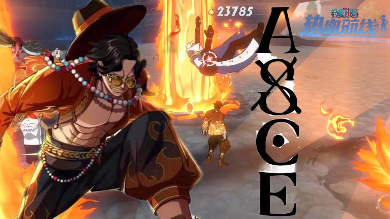 New Portgas D Ace Vs Akainu | One Piece Fighting Path - YouTube