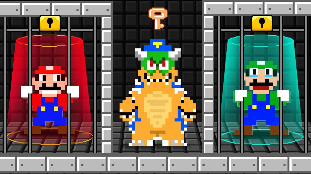 Super Mario Bros. But If Bowser Locks Mario and Luigi in The Circle ...
