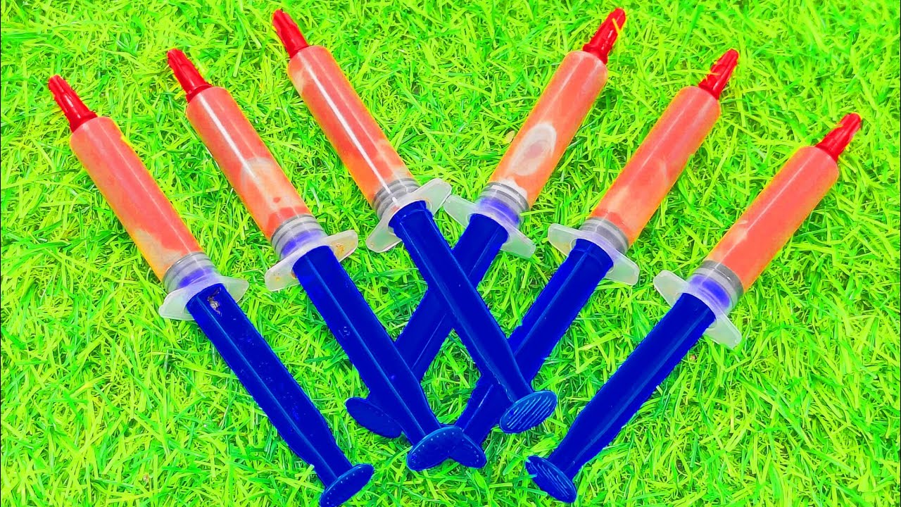 Injection Chocolate And Packet Candy Lollipop Unpacking ASMR Videos ...