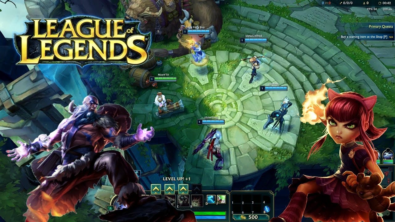League of Legends (AMD A6, Radeon R4 Graphics) Low End PC (512MB) - YouTube