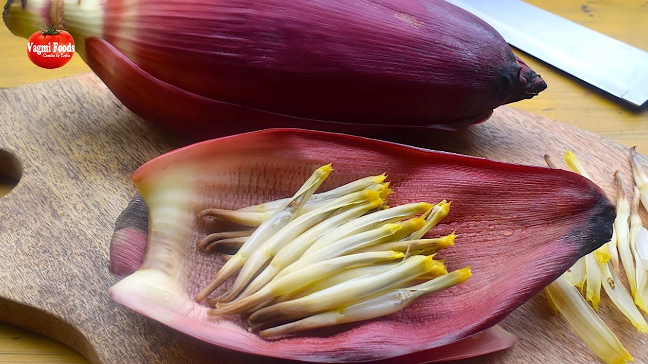 Village style arati puvvu fry recipe | how to make banana flower fry ...
