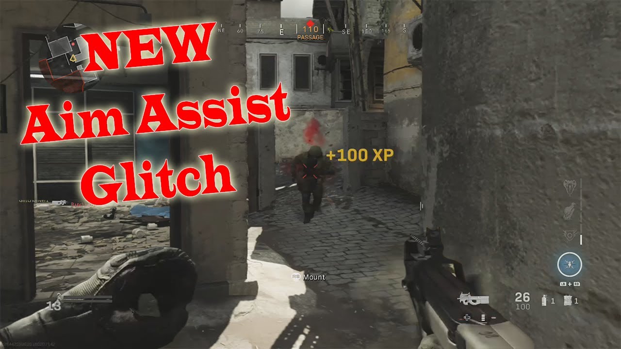 COD MW AIM ASSIST Glitch With All Guns Working Online - YouTube