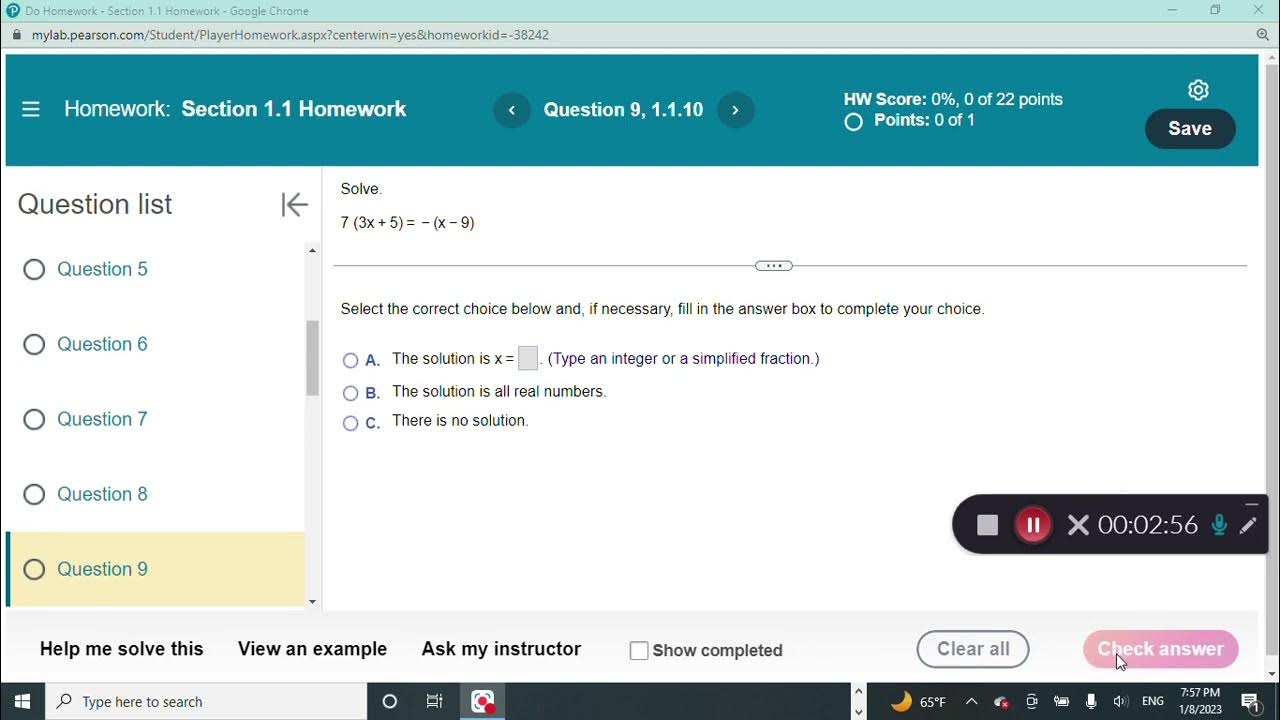 Welcome Video (Part 2 - Using MyMathLab Tools) - MAC1105 Online - YouTube