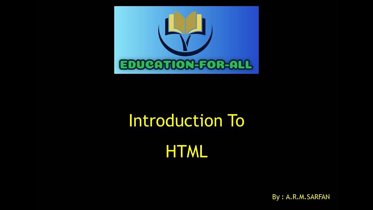 HTML BASIC KNOWLEDGE - YouTube