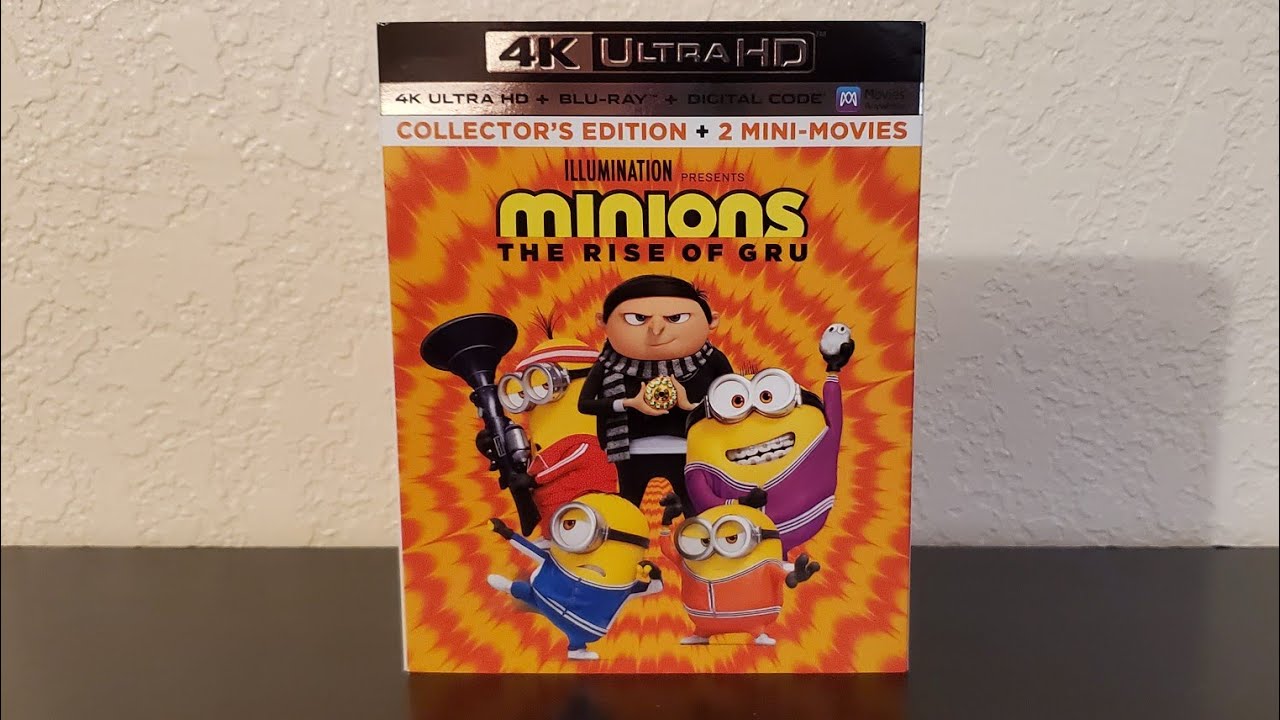 Minions The Rise Of Gru 4KUHD/Blu-ray Unboxing - YouTube