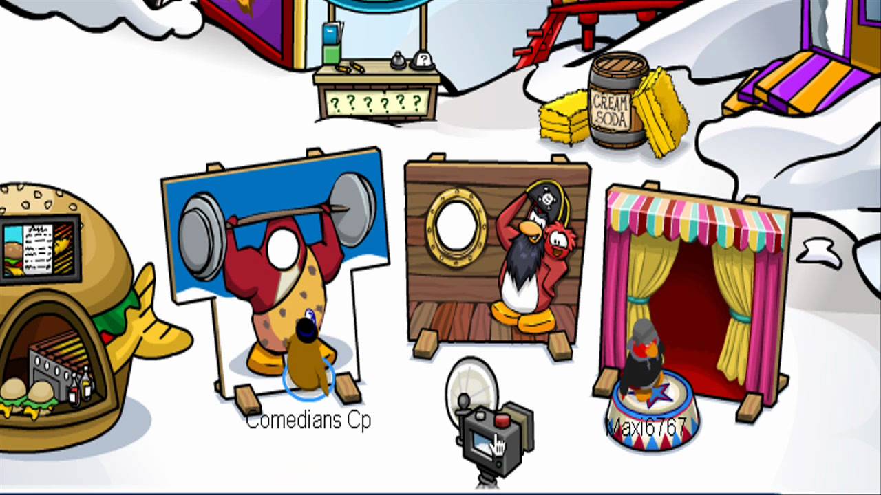 Club Penguin Step Right Up Background Fall Fair 2011 Cheat - YouTube