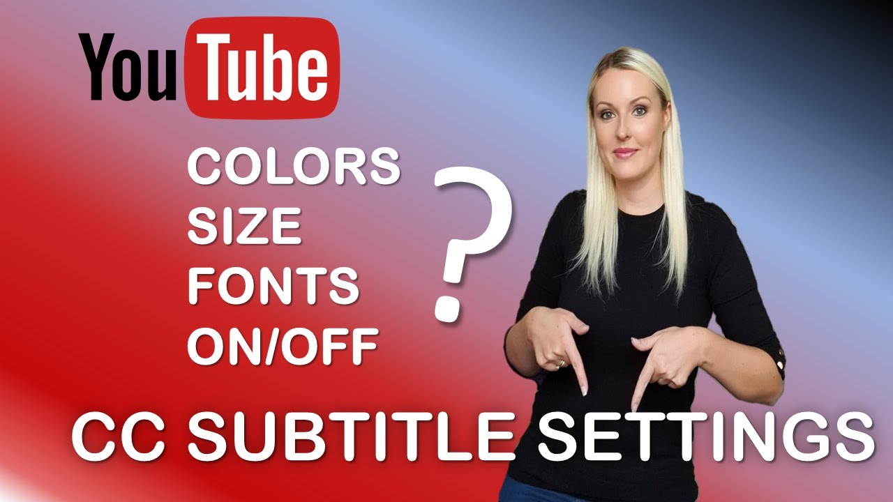 How to Customize Closed Captions and Subtitles - YouTube