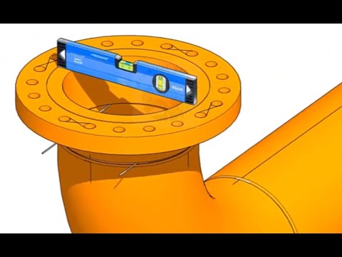 HOW TO FIT UP A LARGE FLANGE HORIZONTALLY, ON AN EXISTING PIPE SPOOL ...