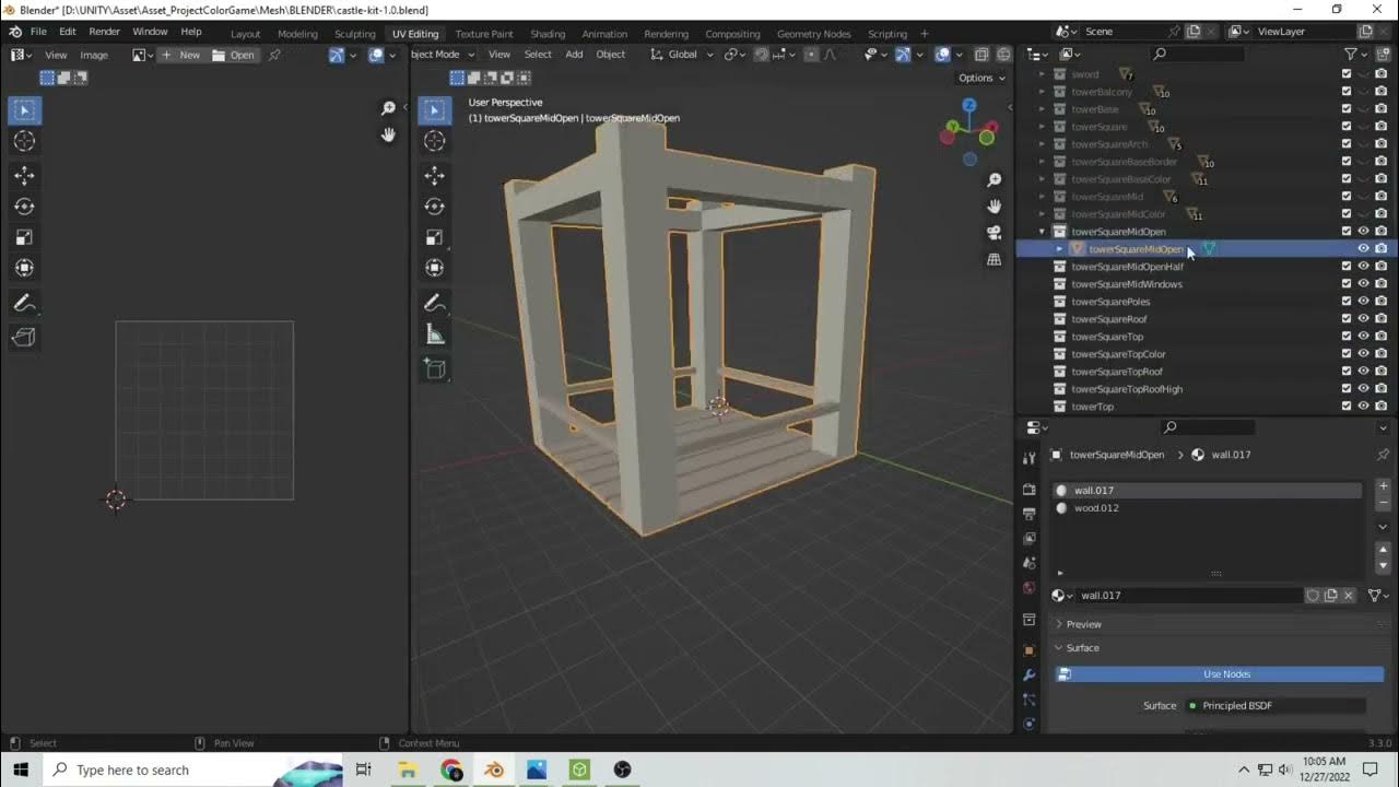 Game Devlog | Editing mesh for my game | Blender - YouTube