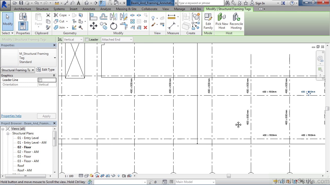 1110 Beam And Framing Annotation - YouTube