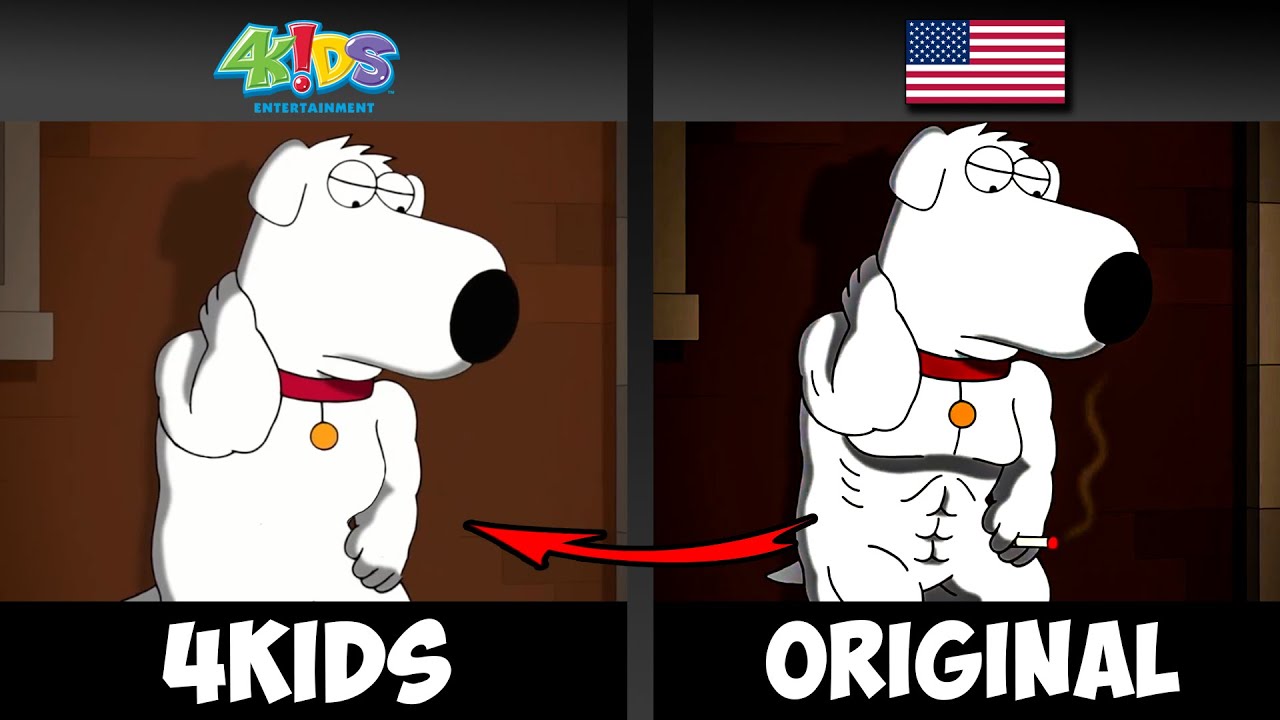 4kids Censorship in Family Guy - YouTube