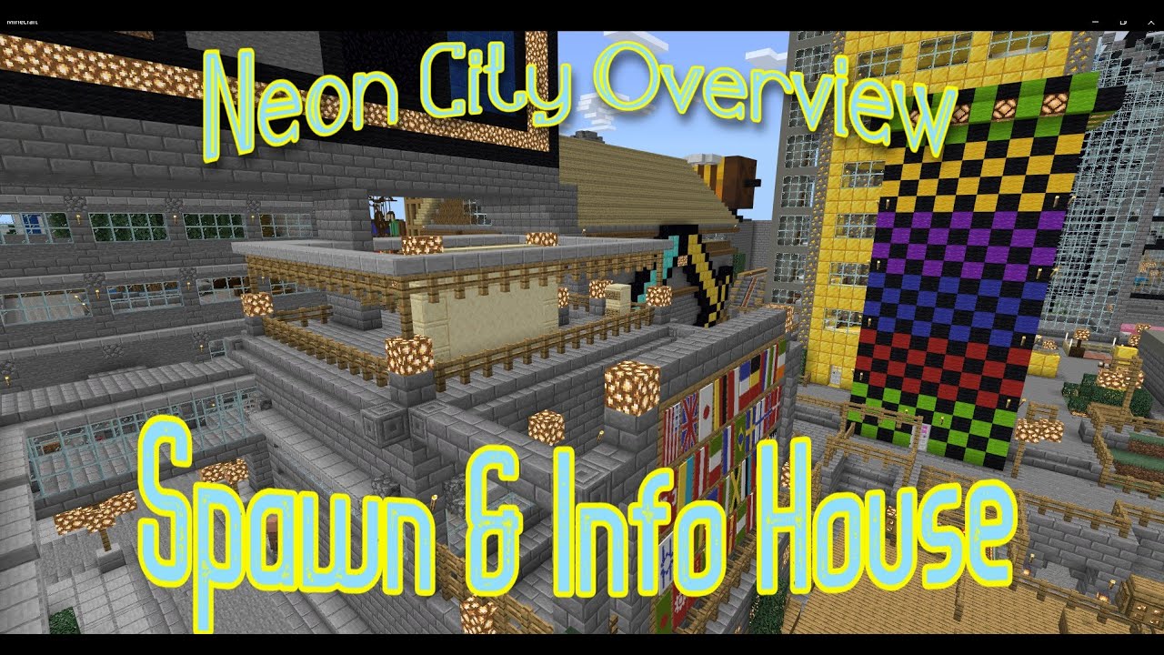 Neon City Overview: Spawn & Info House - YouTube
