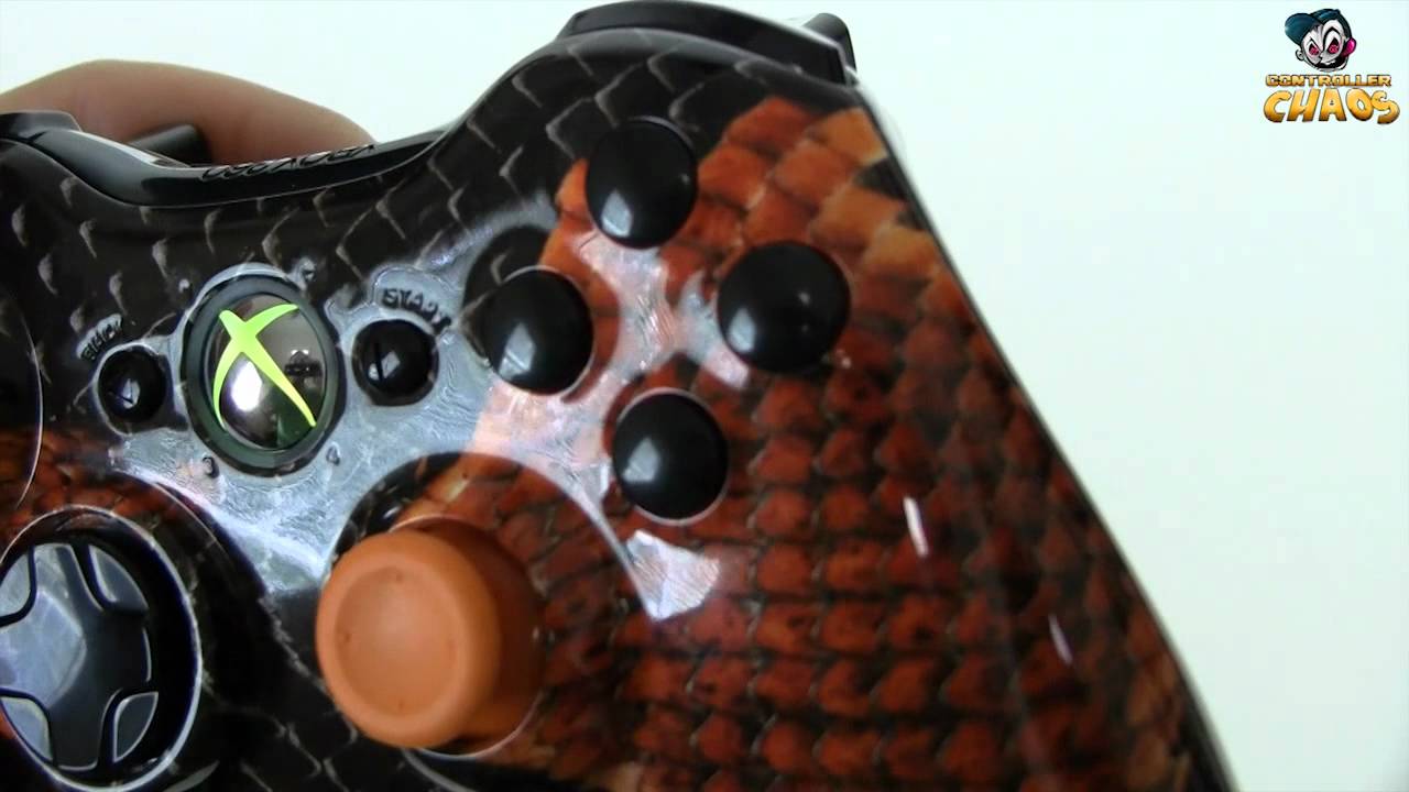 Snake Skin - Modded Controller - Controller Chaos - YouTube