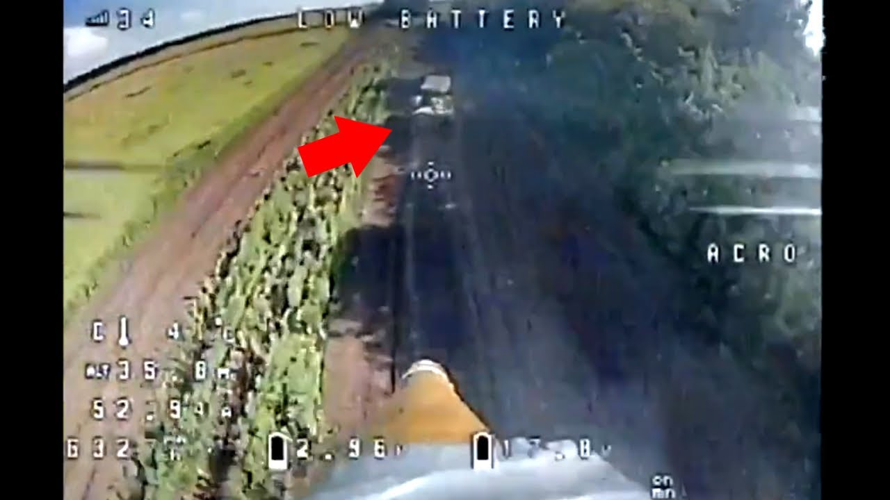 FPV Drone With RPG Warhead Chase Down BMP-1 With Cope Cage - YouTube