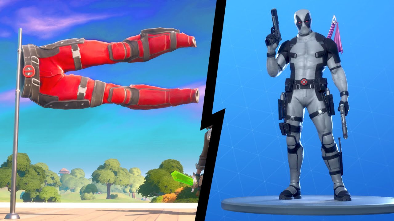SALUTE Deadpool's Pants UNLOCKS X-Force Deadpool (Fortnite) - YouTube