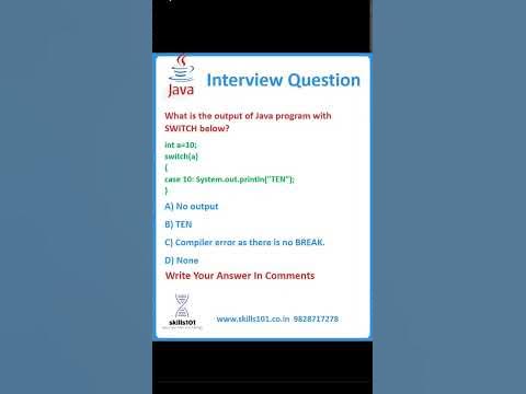 Switch Case Java Questions - YouTube