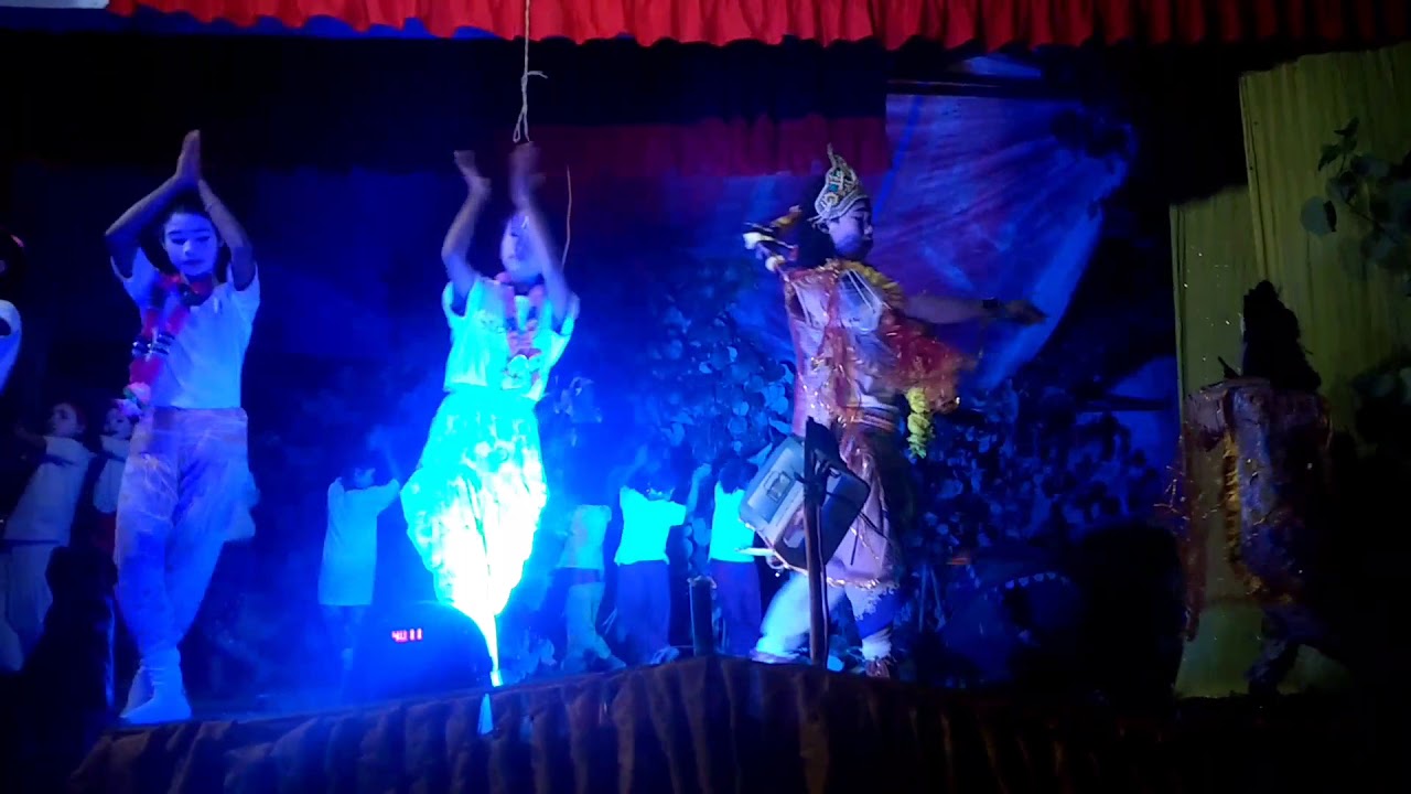 Gogamukh Latak Shree krishna raas leela Bakasur and Aghasur vodh - YouTube