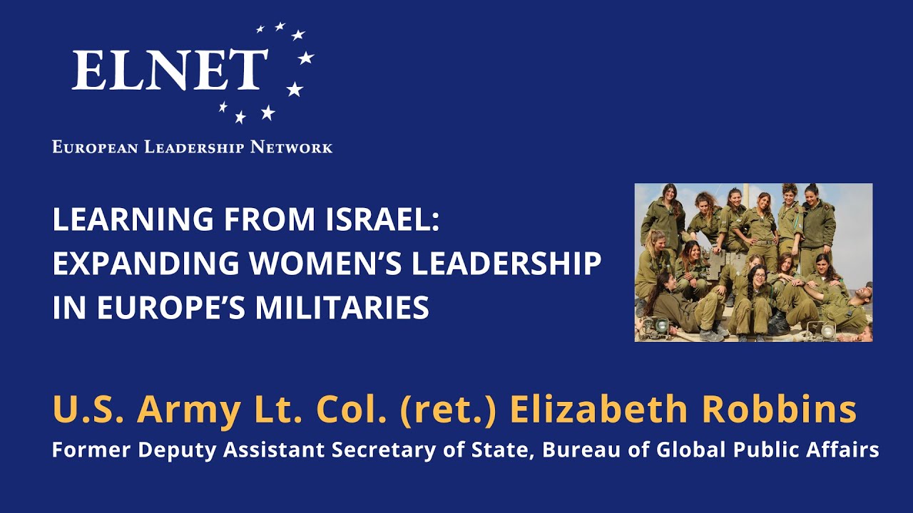 ELNET Briefing with U.S. Army Lt. Col. (ret.) Elizabeth Robbins 11.3.25 ...