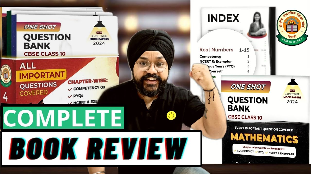 Complete Book Review | One Shot Class 10 Maths Question Bank | 2023-24 ...
