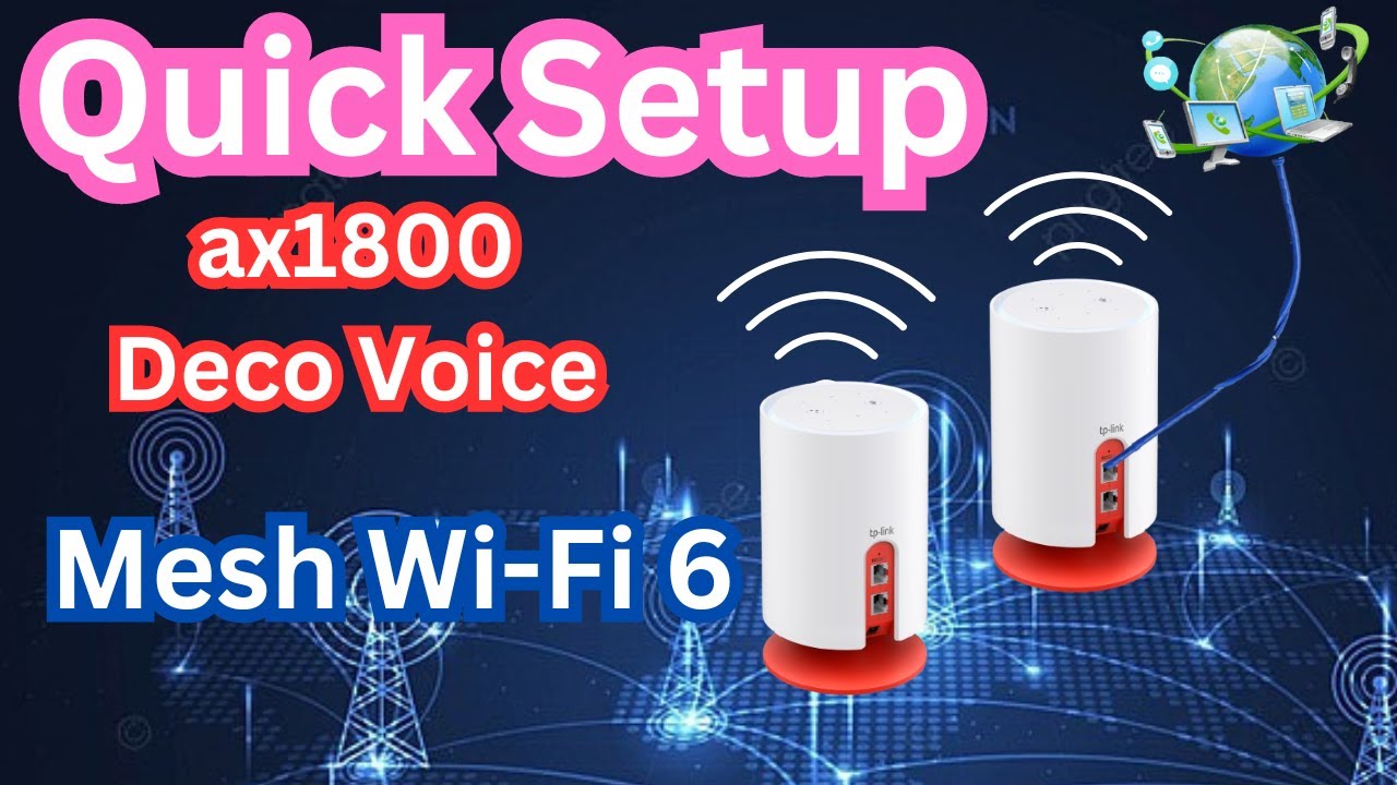 How to set up ax1800 Deco Voice X20 Mesh Wi-Fi 6 -English - YouTube