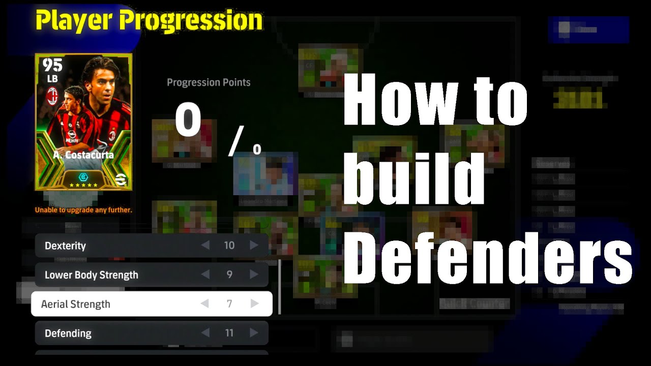 Complete Player Training Guide for Defenders in eFootball - YouTube