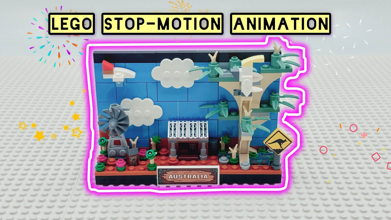 LEGO 40651: Australia Postcard Comes to Life in Stop-Motion! - YouTube