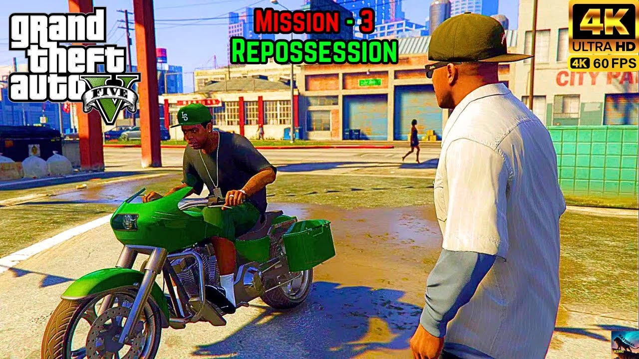 GTA 5 - Mission #3 - Repossession Gameplay Walkthrough [ 4K 60FPS PC ...